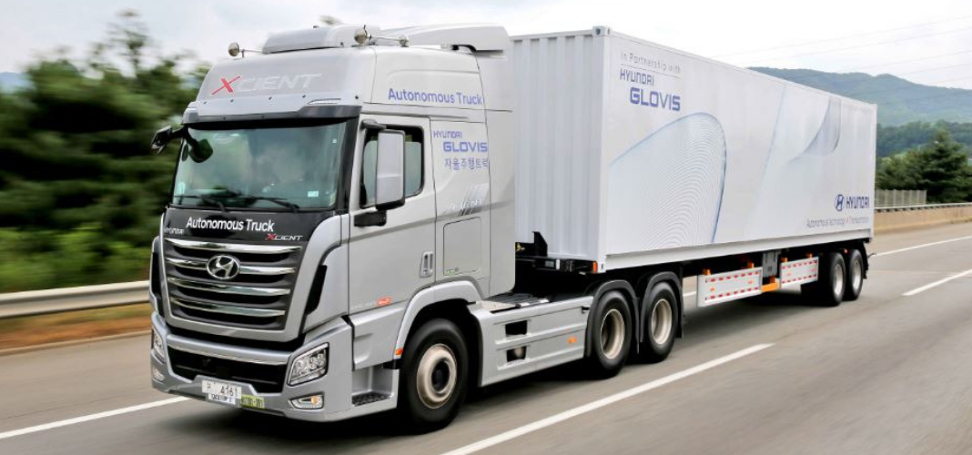 Camião Hyundai completa viagem em condução autónoma